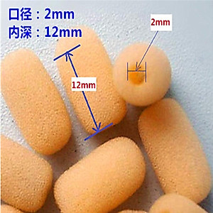 LINHUIPAD 15 Pack Mini Lavalier (Tiny!) Foam Cover Windscreen for Countryman E6 and Other Headset Lapel Microphones (Tiny)