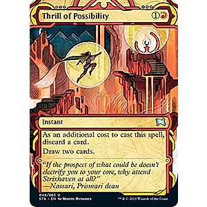 Magic: the Gathering - Thrill of Possibility (046) - Borderless - Foil-Etched - Strixhaven Mystical Archive