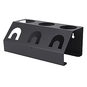 Soda Bottle Holder, Soda Bottle Draining Rack 3 Holes Anti Scratch Non Slip for Home (Black)
