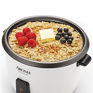 Aroma Housewares 60-Cup (Cooked) (30-Cup UNCOOKED) Commercial Rice Cooker (ARC-1033E) & Housewares 32-Cup (Cooked) (16-Cup UNCOOKED) Pot Style Rice Cooker (ARC-7216NG)