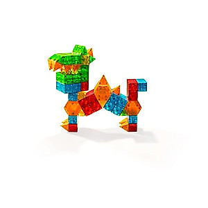 MAGNA-QUBIX 85-PIECE Magnetic Construction Set, The ORIGINAL Magnetic Building Brand