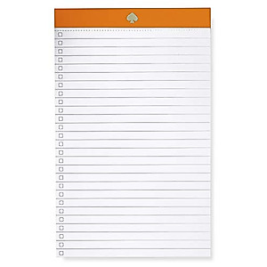 Kate Spade New York To-Do List Pad, Notepad Set of 3, Includes 50 Lined Sheets Per Memo Pad, Colorblock