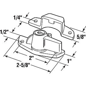 Defender Security U 9928 Sash Lock, single pack, White