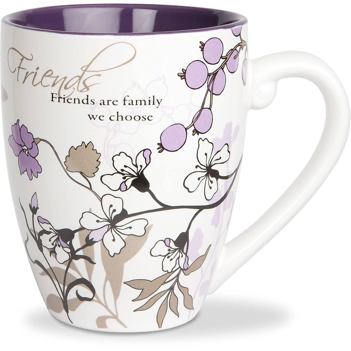 Pavilion Gift Company Friends Ceramic Mug, 20-Ounce, Mark My Words, Multicolor, 1 Count (Pack of 1)