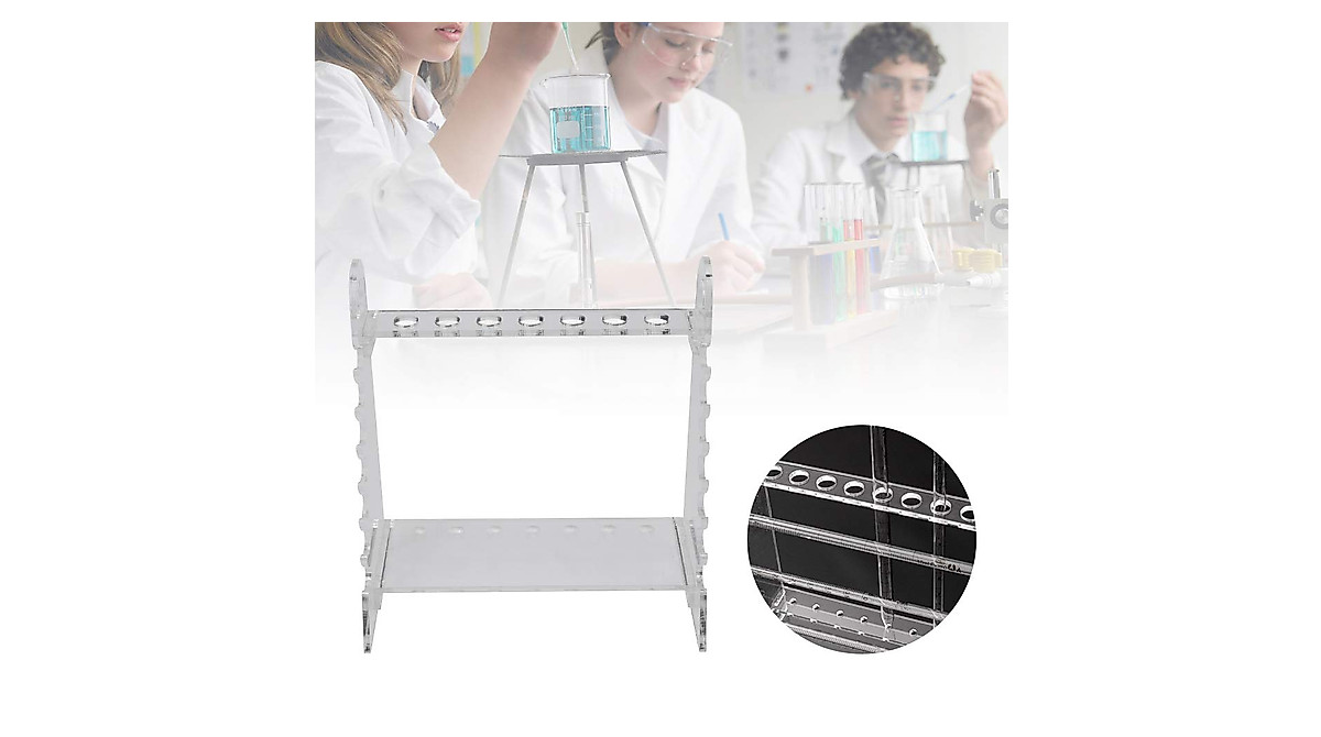 Durable Organic Glass Pipette Stand for Lab & Research
