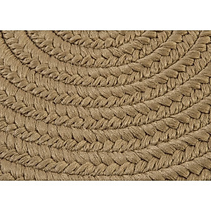 Colonial Mills Low-profile Indoor/Outdoor Reversible Braided Doormat Fern Green 3'4" x 5' Oval