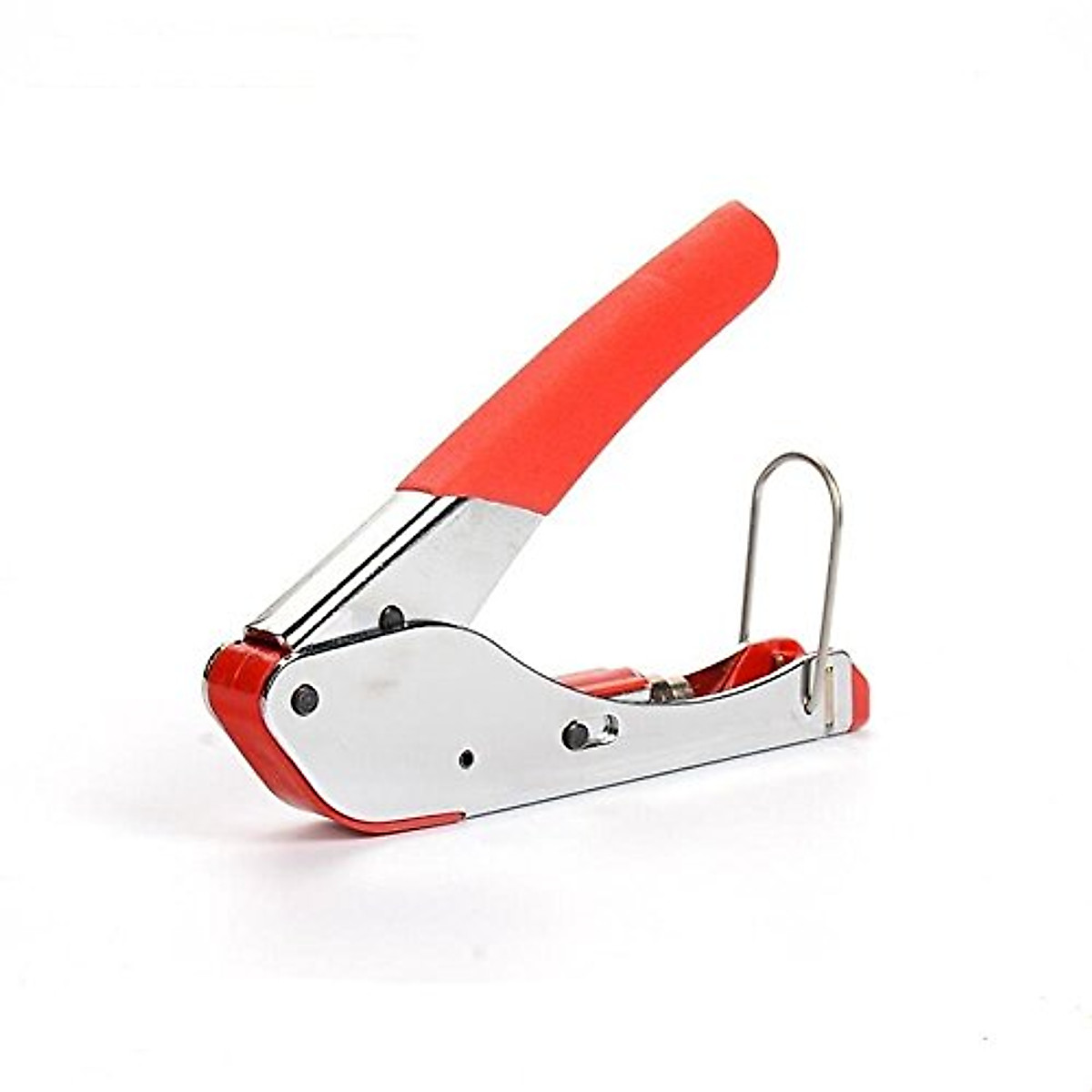 Gaobige Coax Cable Crimper Kit Tool for rg6 rg59 Coaxial Compression Tool Fitting Wire Stripper with Gaobige 10pcs F Compression connectors - Grey