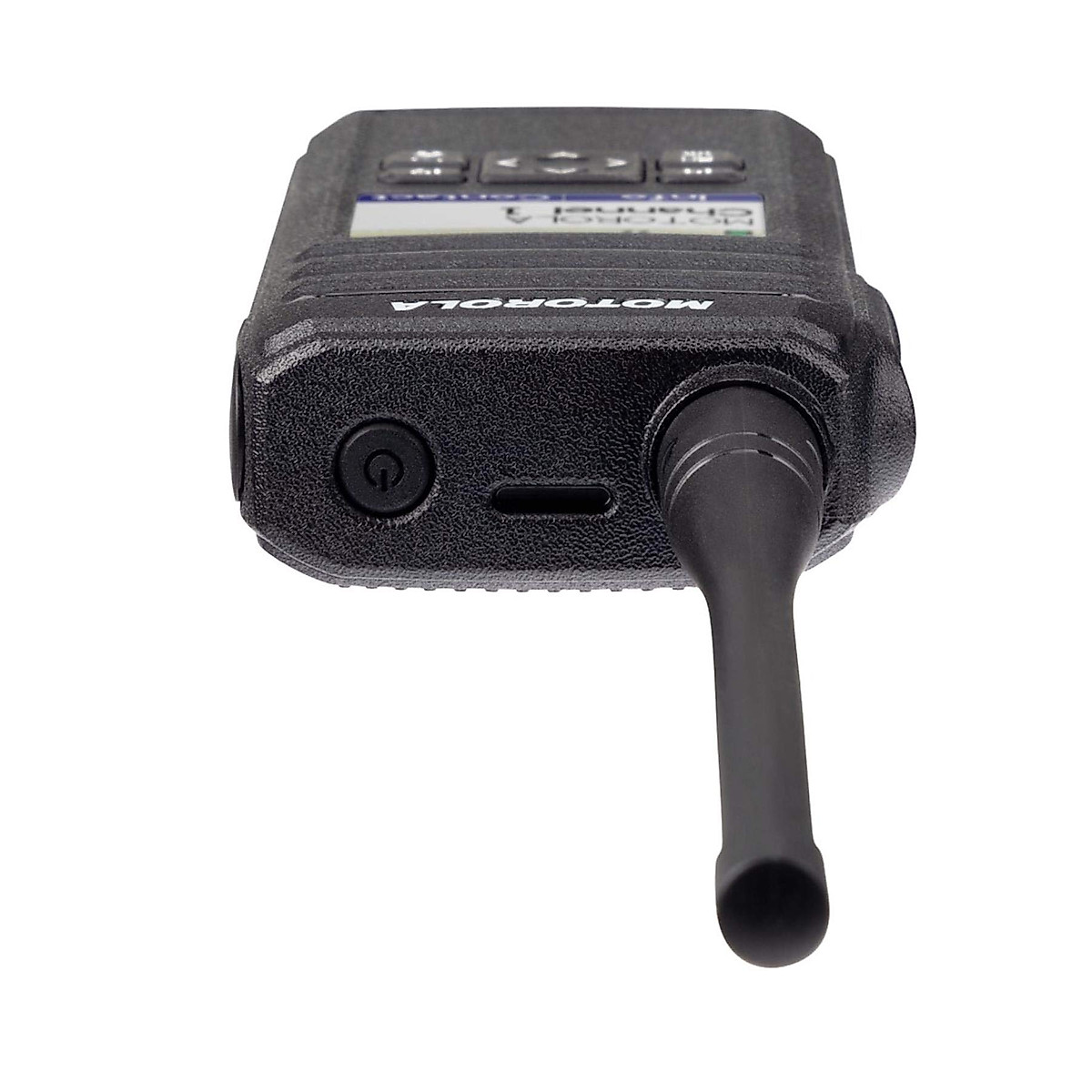 6 DTR600 Digital 900 MHz. License Free Digital Two-Way Business Radios with Display, 6 HKLN4604 Swivel Earpieces & 1 PMPN4465 6 Radio Charger by Motorola Solutions - Intended for Business Use