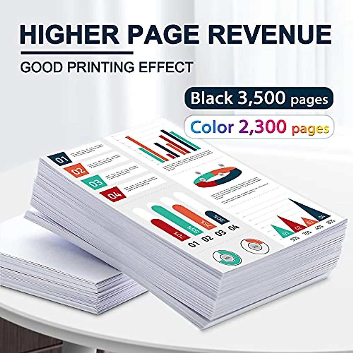 Van Enterprises 4 Pack Color TN-431 TN431 TN431BK TN431C TN431M TN431Y (1BK+1C+1M+1Y) Compatible Toner Cartridge Replacement for Brother HL-L8260CDW DCP-L8410CDW MFC-L8610CDW L8690CDW Printer Ink