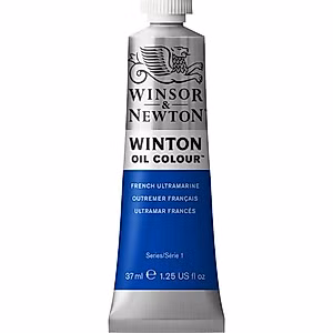 Winton Oil Paint 37ml Tube: French Ultramarine