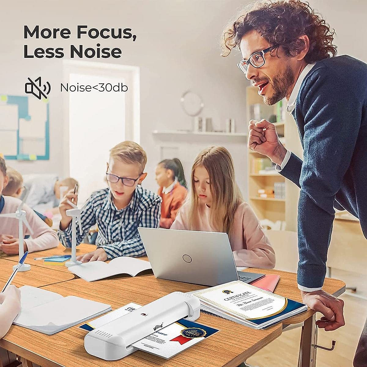 Thermal Laminator,Quick Warm-Up System for a Professional Finish,9 Inches Max Width,overheating Protection,Use for Home, Office or School, Suitable for use with Photos