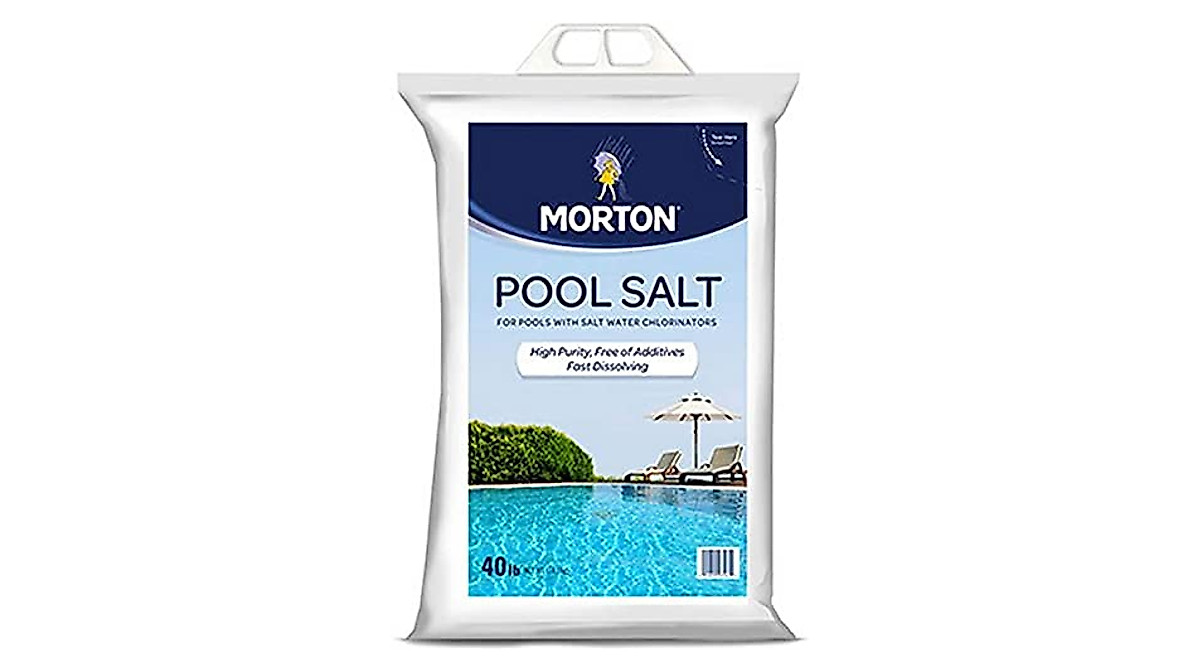Morton Pool Salt 40 lbs - Fast Dissolving & Chemical-Free