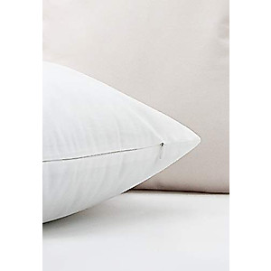 SUMGAR Throw Pillow Covers Pink Love Rose Gold White Pillowcase Teen Girls Geometric Cushion Case for Sofa Couch Bed Living Room Bedroom Office Set of 2, to Mom,18 x 18 inch