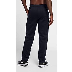 Nike Men's Therma Training Pants (X-Large, Black/MTLC Hematite)