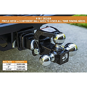 Buyers Products - 1802279 Tri-Ball Truck Hitch with Pintle Hook