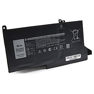 KAQIAR New DJ1J0 7280 42Wh Battery Compatibel with Dell Latitude 12 7000 7480 7290 E7280 E7290 7380 7390 E7380 E7390 7480 7490 E7480 E7490 Series Notebook,P/N: DJ1J0 PGFX4 ONFOH 451-BBZL