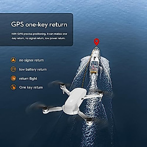 RKSTD Foldable FPV RC Drone For Adults Beginners And Kids; Voice Gesture Control RC Quadcopter With HD WiFi Camera, Brushless Motor, Auto Hover, Waypoint Flying