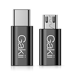 iPhone to Android Adapter, iPhone to USB C Adapter 2 Pack Fast Charge iOS to Micro USB/USB C Converters Compatible with Samsung Galaxy S9/8/7/6/5 Note 9/8/6/5, LG V20 30, Oneplus, HTC and More