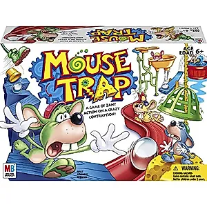 Hasbro Gaming Mouse Trap Kids Board Game, Family Board Games for Kids, Kids Games for 2-4 Players, Family Games, Kids Gifts, Ages 6 and Up (Amazon Exclusive)