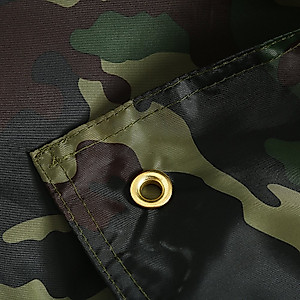 Waterproof Camping Ultralight Tent Tarp Multifunctional Camouflage Footprint Ground Sheet Mat for Ourdoor Picnic Blanket(2 X 1.5M)