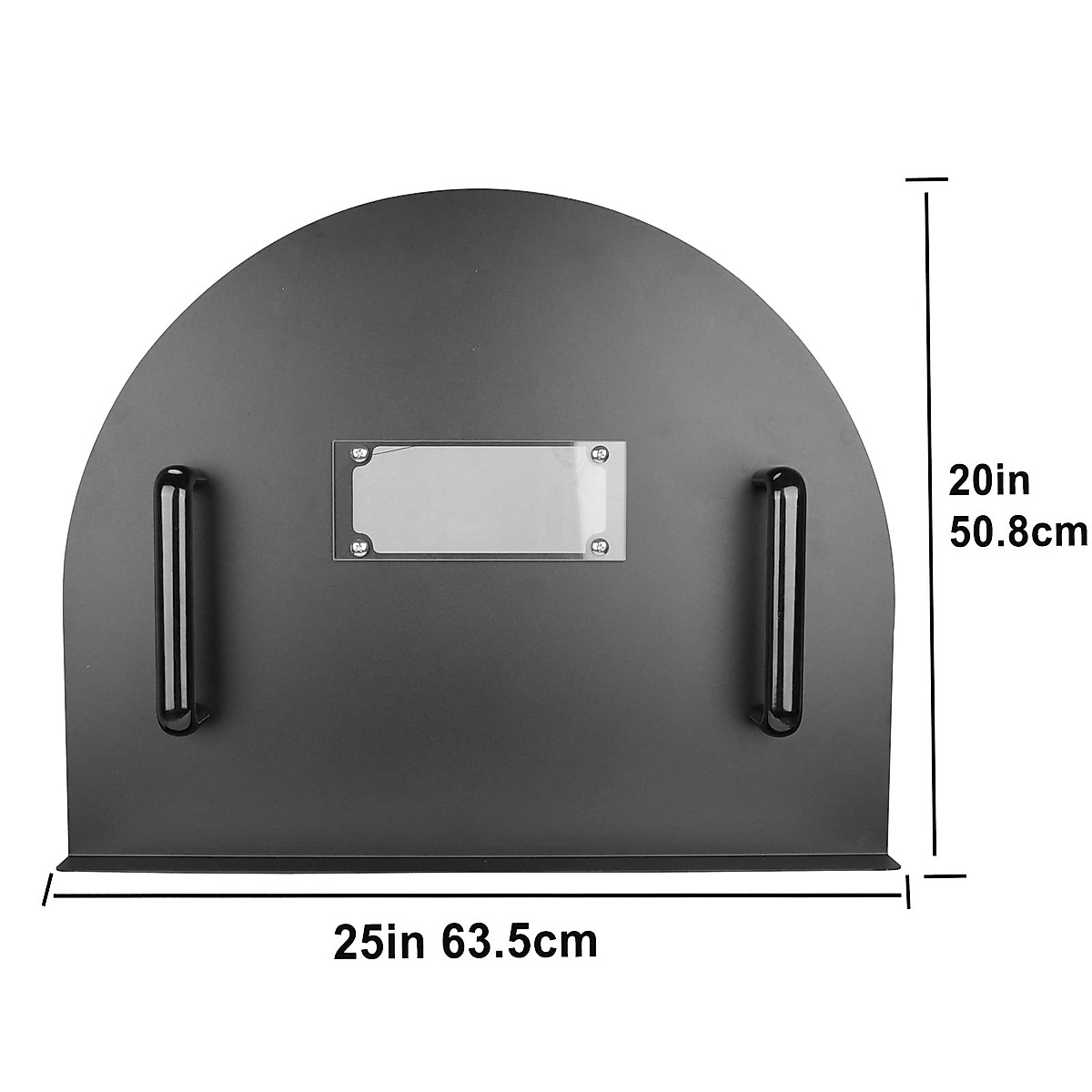Karpevta Pizza Oven Door Stainless Steel Pizza Oven Door With Handle 25''X20'' Black Fit Most Outdoor Commercial Ovens