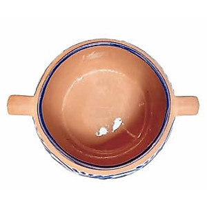 Canela Clay Bean Pot with Lid - Olla de Barro con Tapa 6 Qt