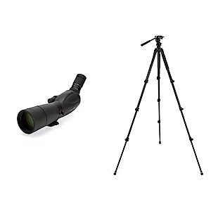 Celestron TrailSeeker 65mm Angled Spotting Scope Bundle with Celestron Regal Premium Tripod