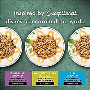 Fancy Feast Elegant Medley Primavera Collection Cat Food (Case of 2),Turkey, Tuna & Chicken, 36 ounces