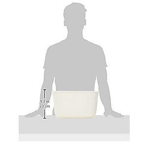 Curver Knit Basket, 3L/8L/19L, Oasis White