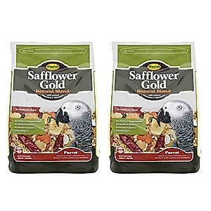 Higgins 2 Bags of Safflower Gold Parrot Food, 3 Pounds each