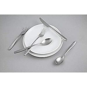 Cambridge Silversmiths Averie Satin 20 Piece Flatware Set, Service for 4, silver