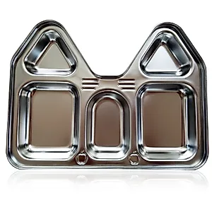 Kids Stainless Steel Section Plates