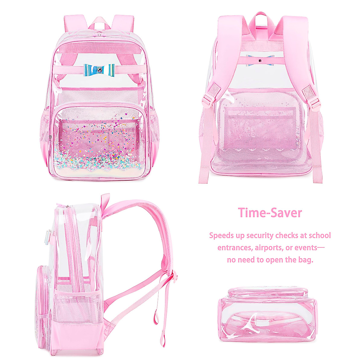 Gazigo Girls Backpack Elementary School, Bunny Backpack for girls Cute Kids Laptop Bag Kindergarten Preschool Bookbag Mochila Para 5.6.7.8.9.10 Niñas(Only Backpack Blue)