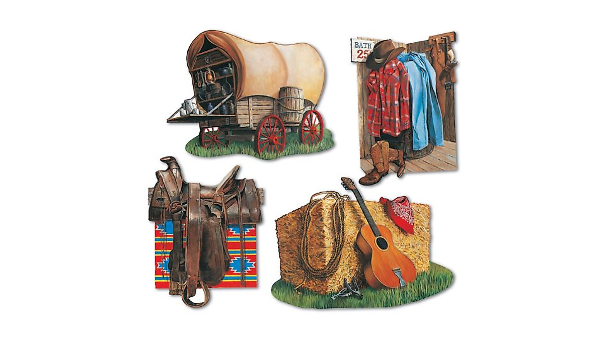 Beistle Cowboy Cutouts - Western Party Decorations in USA