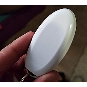 iJDMTOY (1) Exact Fit Gloss Metallic White Smart Key Fob Shell Compatible with Nissan Armada Rogue GT-R Murano Pathfinder Sentra Leaf Titan (4-Button only)