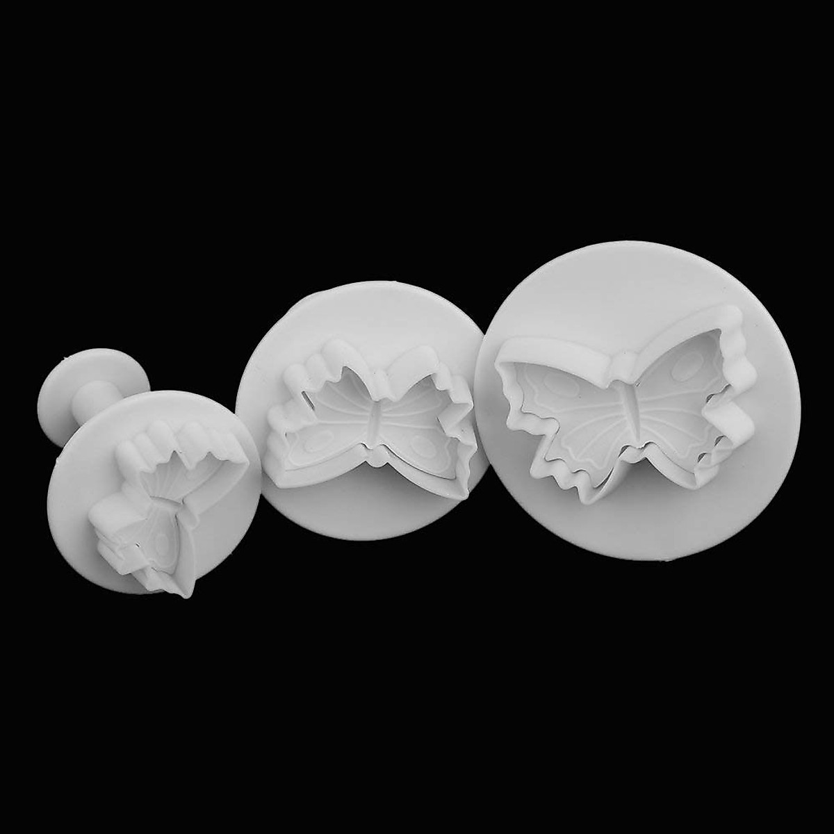 Zuoyou 33 Piece Fondant Cake Cookie Plunger Cutter Sugarcraft Flower Leaf Butterfly Heart Shape Decorating Mold DIY Tools