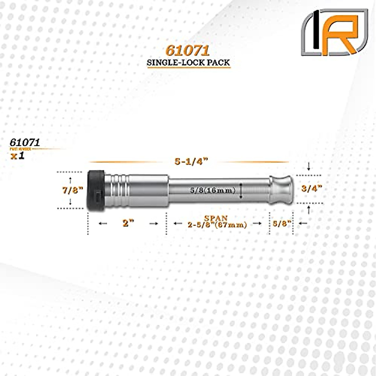 InfiniteRule Security 61071 | Hitch Lock (Fits: 2" Receiver - Class III, IV)