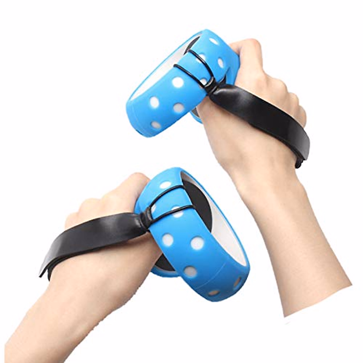 kdjsic Full Protection Knuckle Strap Silicone Case Handle Grip Strap Grip Cover for Oculus-Quest 2 Touch Controller