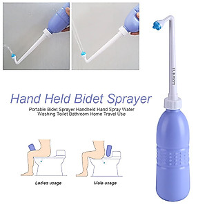 TURMZPY Portable Bidet 600ml Travel Bidet Plastic EVA Bottle Personal Hygiene Bidets Cleaning Device