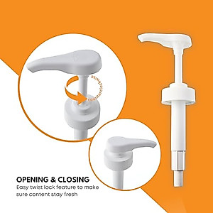 FastRack Laundry Detergent Dispenser | 1 G Clear Glass Dispenser with Pump for Commercial Soap Dispenser, Fabric Softener or Syrup Pump | 128 oz Capacity | Food Grade – ECO Friendly - Made in USA