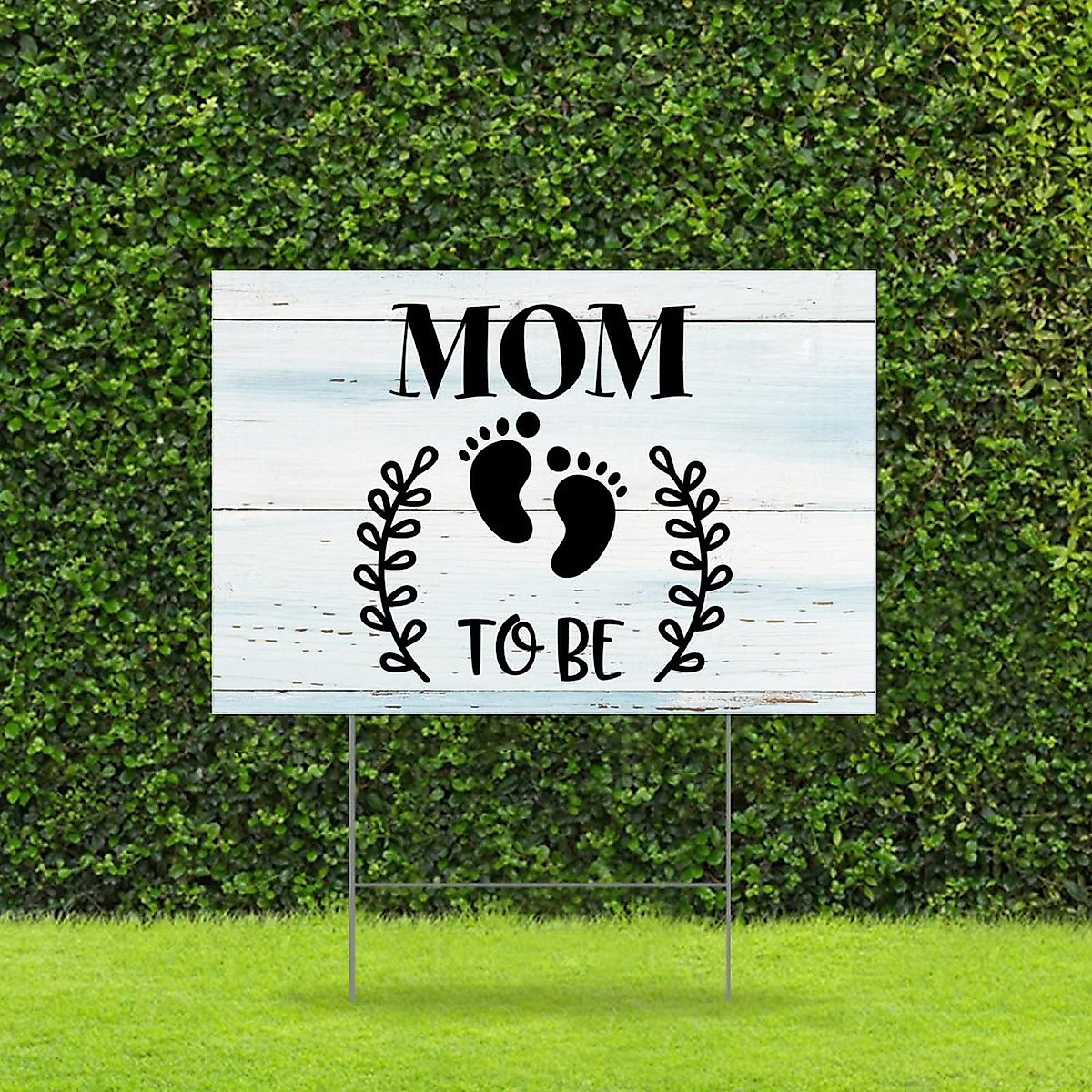 Lawn Signage Promoted to Mom Corrugated Yard Sign Funny Housewarming Gift Life Quotes for Garage Sales Rent Open House Construction 12"x18"