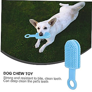 Housoutil Teething Toy Pet Teething Toys TPR Pet Dog Dental Stick Puppy Teething Toys