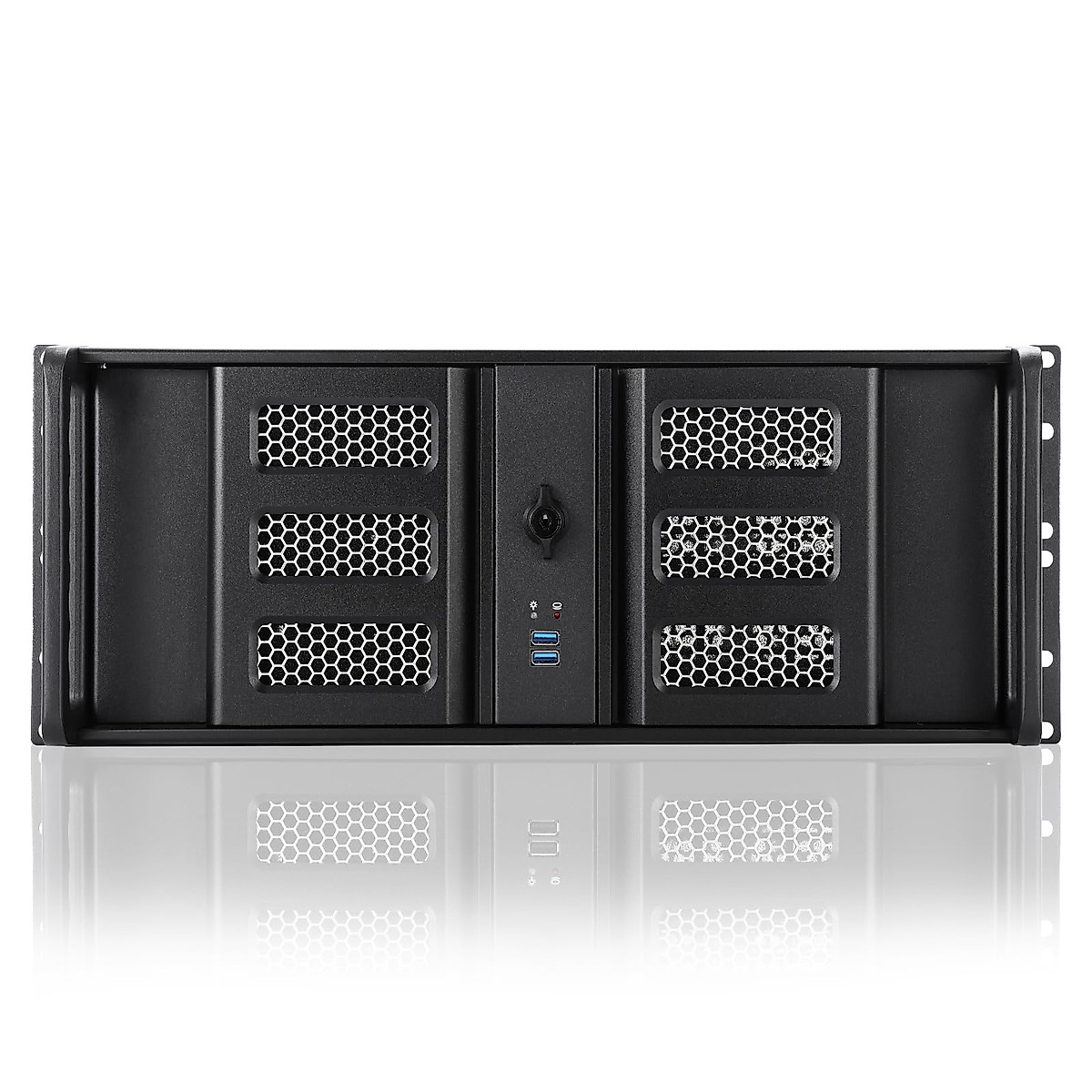 RackChoice 4U Rackmount Server Chassis with 3x5.25 Front Bays+7x3.5 +3x2.5 Drive Bays