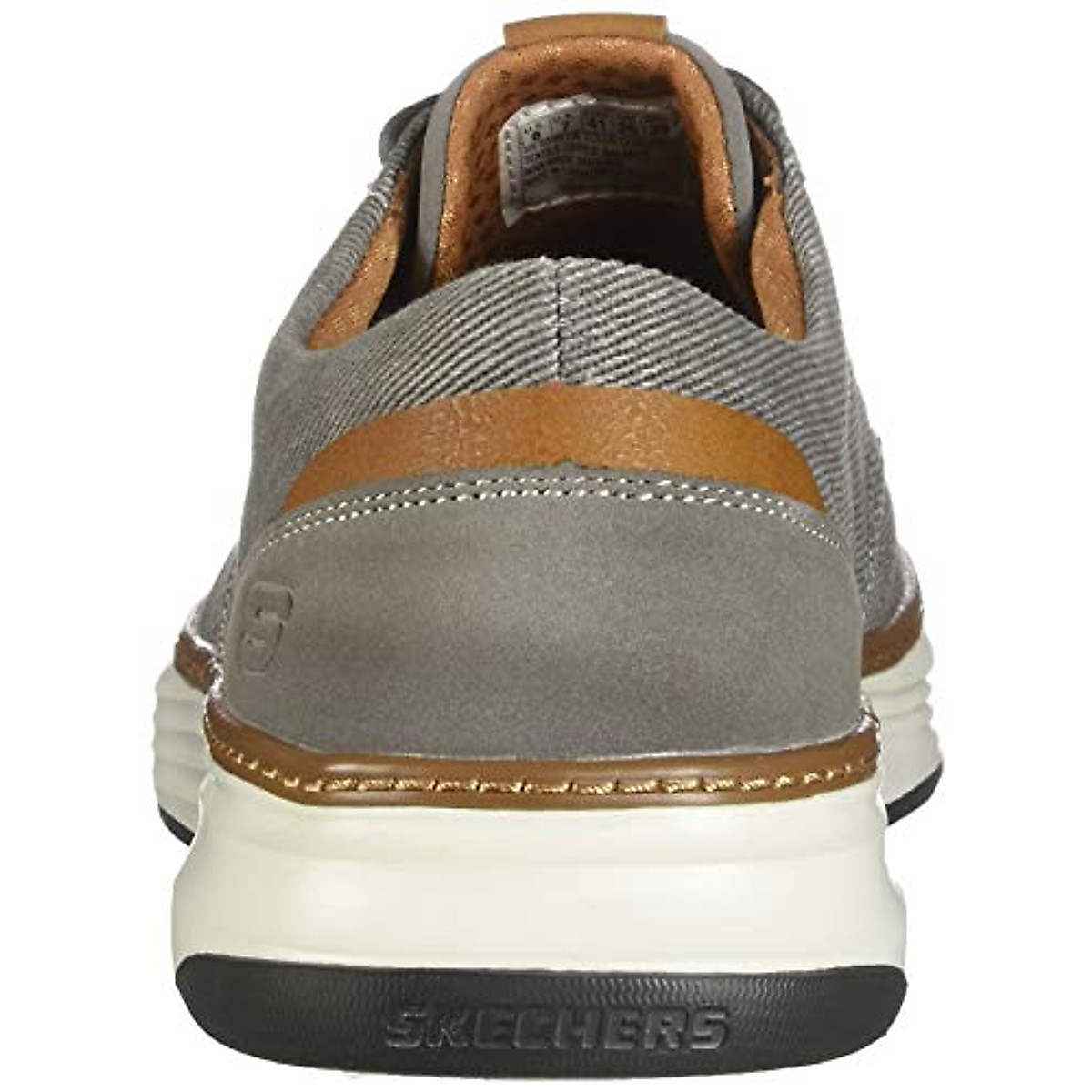 Skechers mens Skechers Men s Moreno Canvas Oxford Shoe, Beige (Tpe 578), 10.5 US