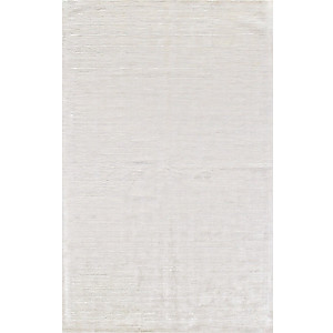 Bashian Radiance Collection WZ Hand loomed 100% Viscose Area Rug, 5.6' x 8.6', White