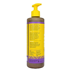 Alaffia Skin Care, Authentic African Black Soap, All in One Body Wash, Face Wash, Shampoo & Shaving Soap with Fair Trade Shea Butter, Wild Lavender, 16 Fl Oz