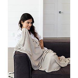 zestt Dreamsoft Travel Scarf, Wrap and Shawl, Organic Cotton, Birch