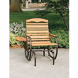JACK-POST CG-21Z Country Garden Glider Chair with Tray, Bronze