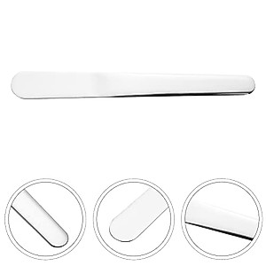 Metal Cosmetic Facial Cream Spoon Face Cream Scoop Makeup Pick Spoons Spatulas Cream Spoon Facial Mud Facial Mask Applicator Remover Scraper Pack Body Skin Care Spatula Set 1pc