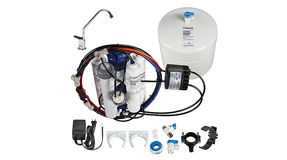 Home Master TMHP HydroPerfection Reverse Osmosis System, 9-stages, Patented 2-pass Alkaline ...